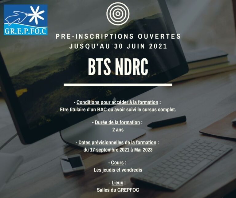 BTS NDRC – GREPFOC