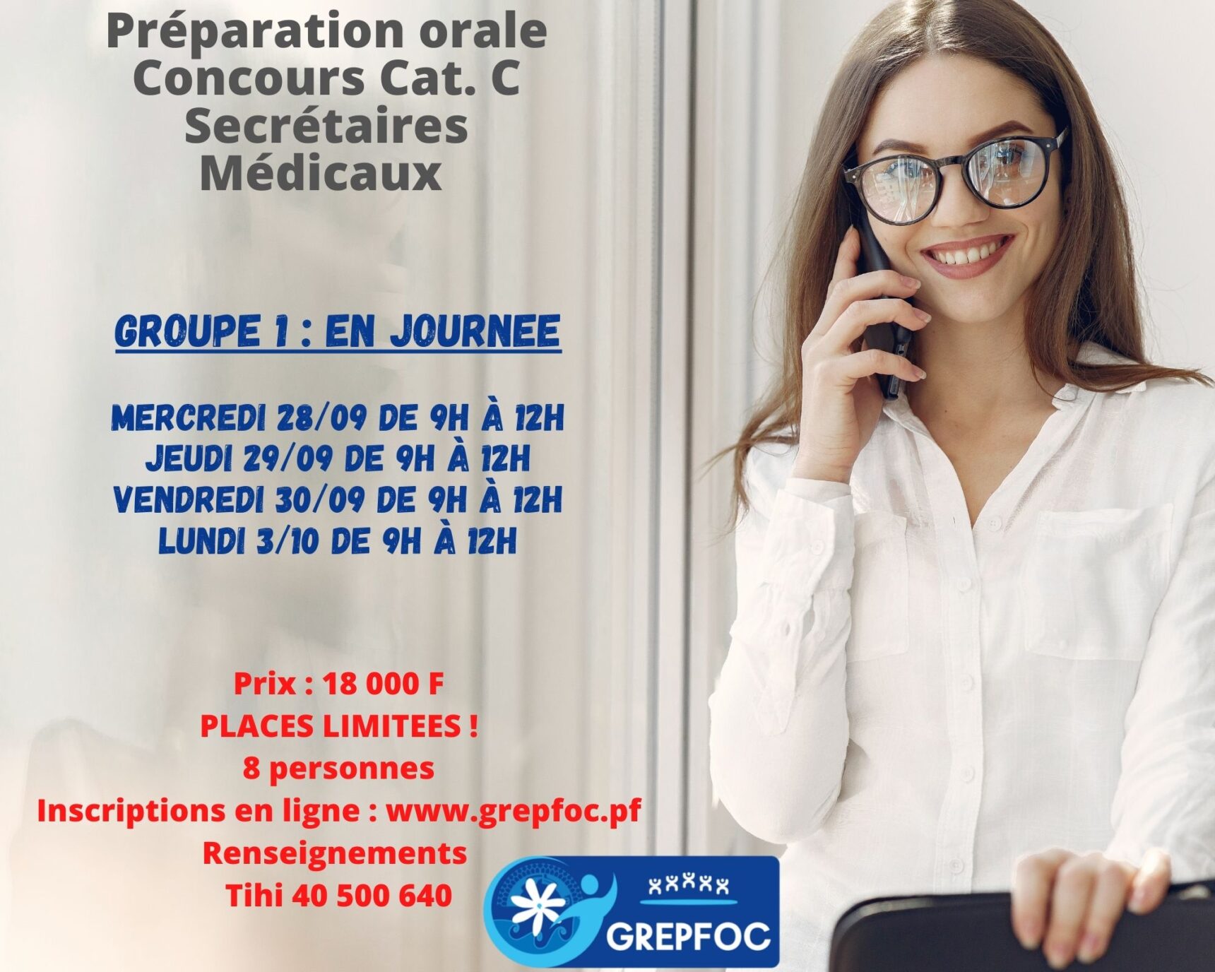 Prépa orale concours secrétaire médicale – GREPFOC