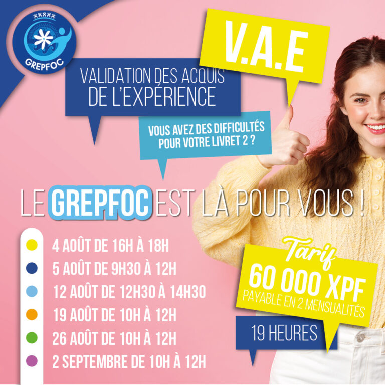 VAE – Validation des acquis de l’expérience – GREPFOC