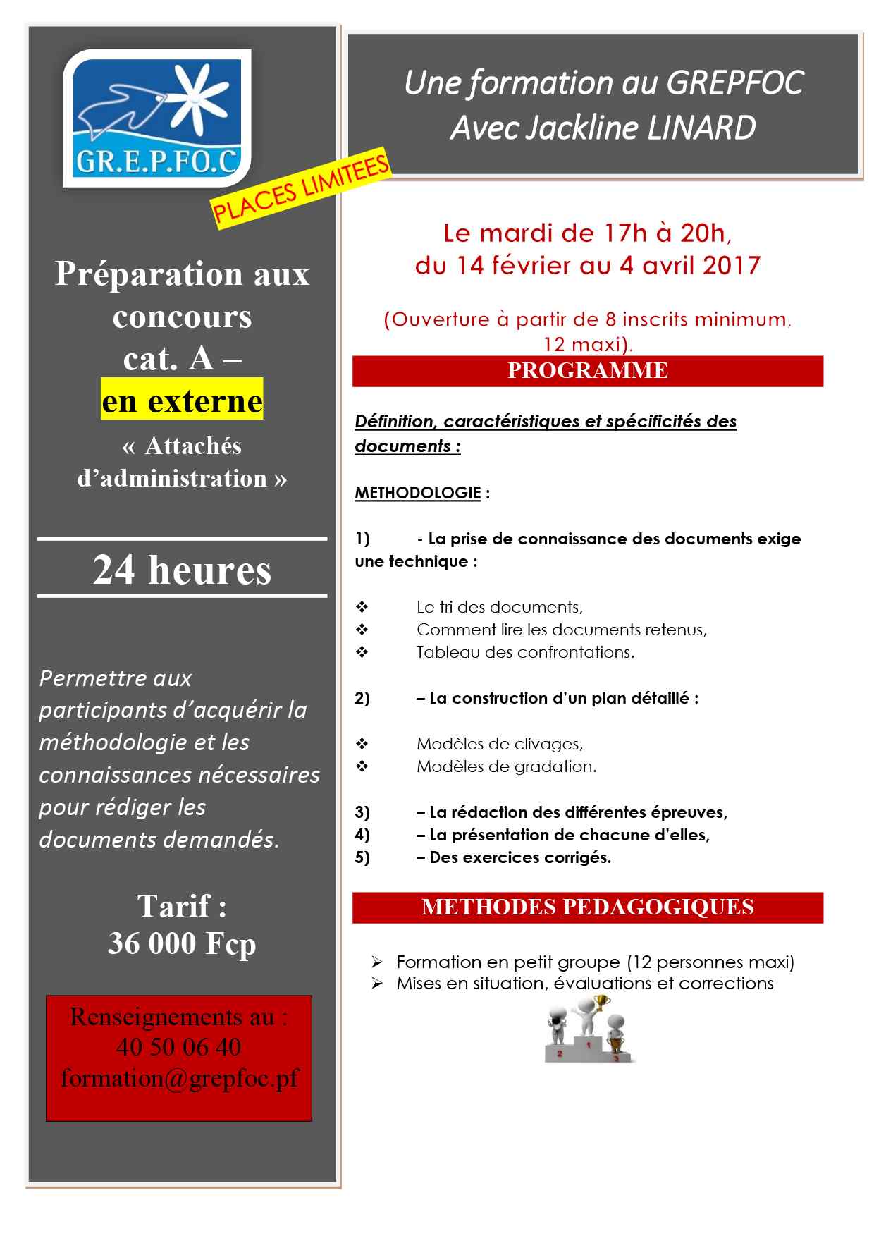 progamme EXTERNE_0001 – GREPFOC